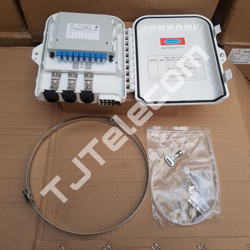 Jual odp 8 core lengkap box spliter 1:8 SC UPC | Shopee Indonesia