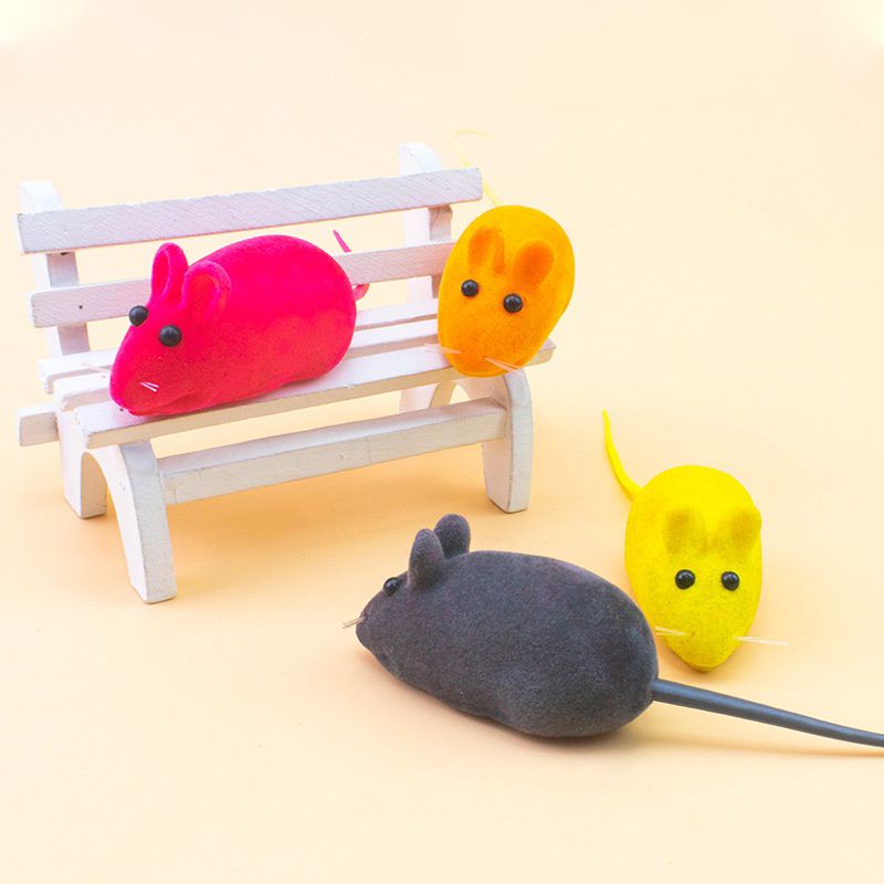 Jual Mainan Tikus Interaktif Mencit Kucing Cat Toys Bentuk Tikus Bisa ...
