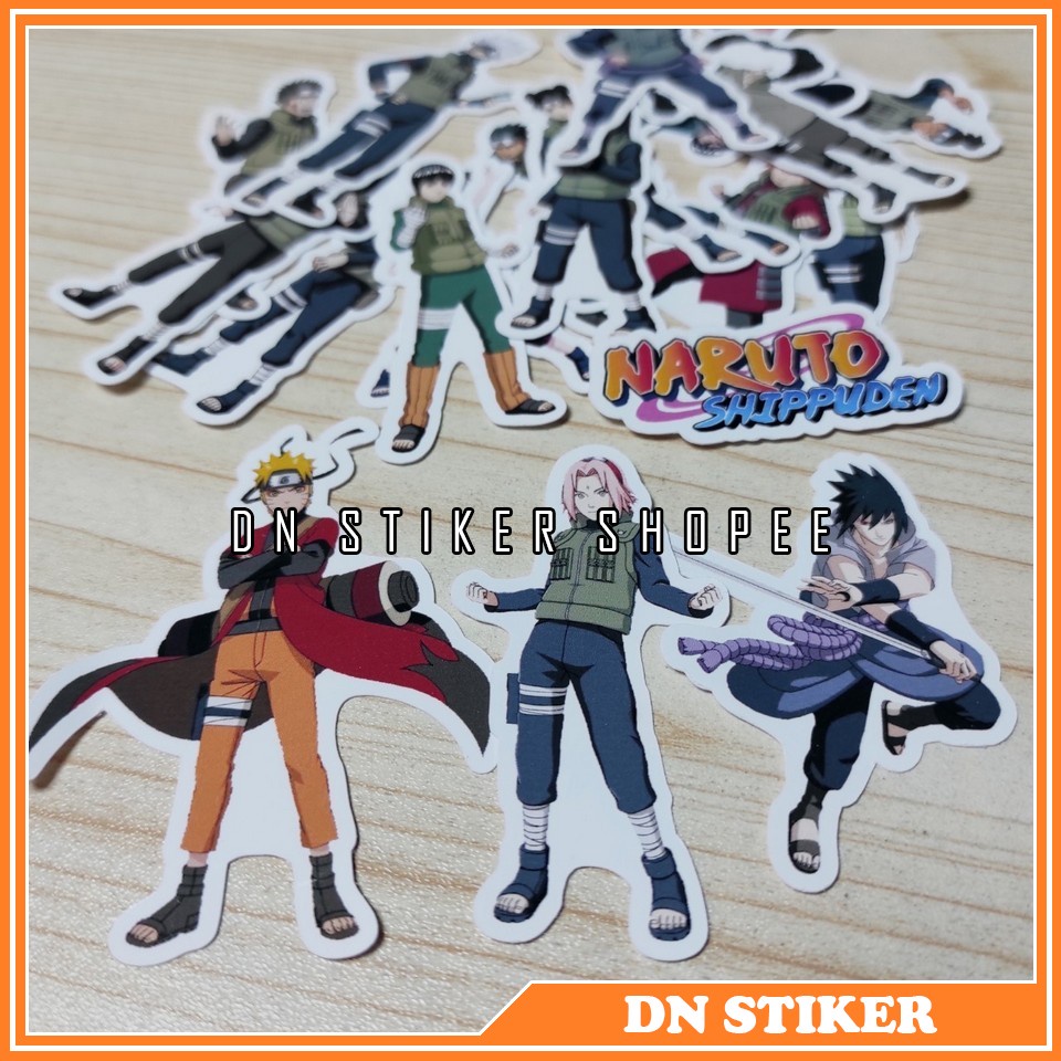 Jual Stiker anime naruto stiker kertas glossy naruto sipunden 20pcs ...
