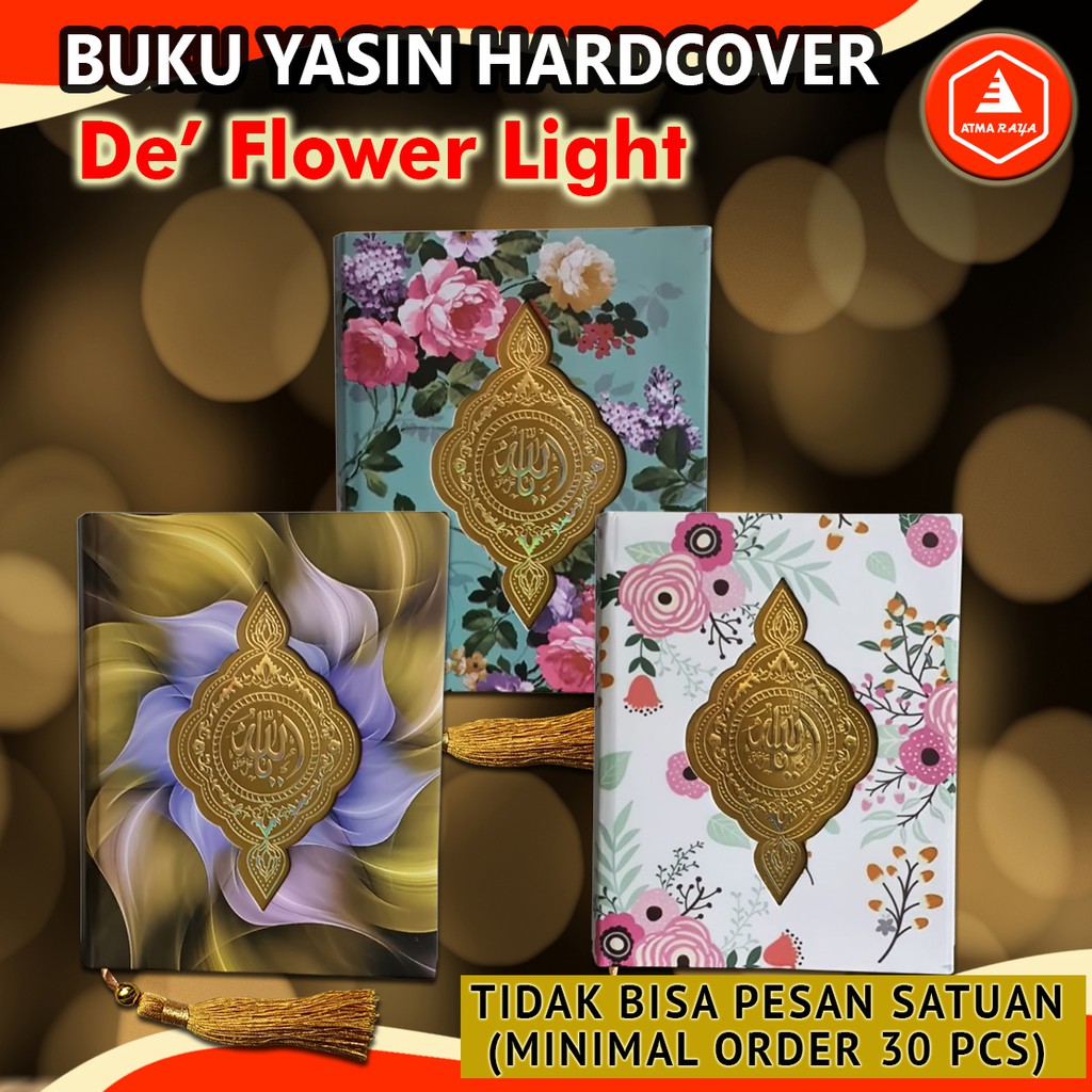 Jual BUKU YASIN HARDCOVER DE' FLOWER LIGHT | Shopee Indonesia