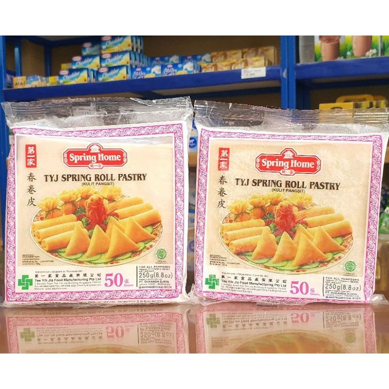 Jual 50lembar Kulit Pangsit Asli Lembut Pulen/Kulit Dimsum - SPRING ...