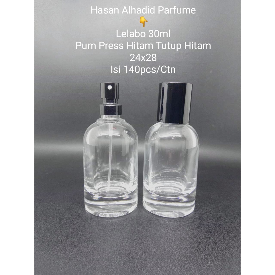Jual Botol Parfume Lelabo 30ml Pum Press Dan Tutup Ukuran 24x28 Lusinan ...