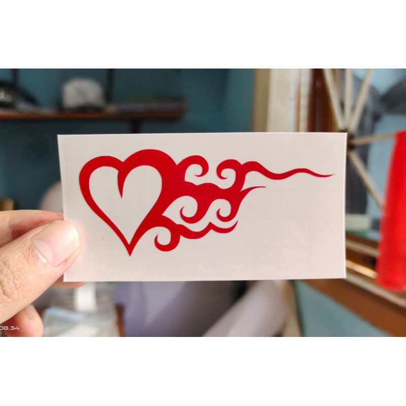 Jual stiker love api custom cutting stiker murah sticker lucu | Shopee ...
