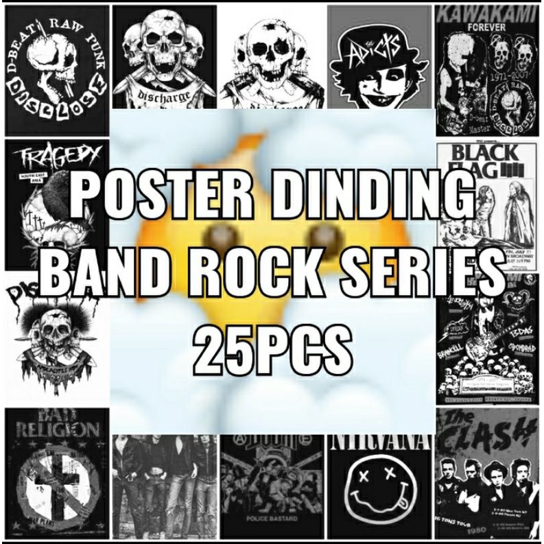 Jual Poster Dinding Aeshtetic / Poster Band rock / Poster Band Metall ...