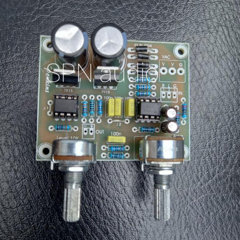 Jual kit low filter subwoofer aktif pcb fiber LPF suply ct IC TL082 ori ...