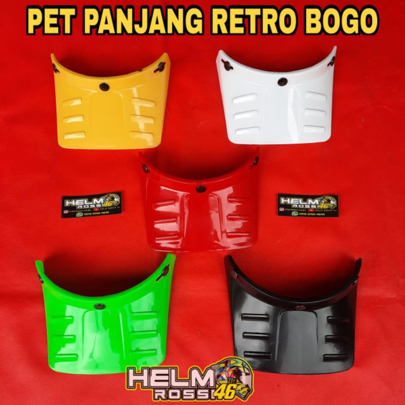 Jual Pet BOGO Panjang - PET Cross RETRO Cakil Kulit Hitam Merah Putih ...