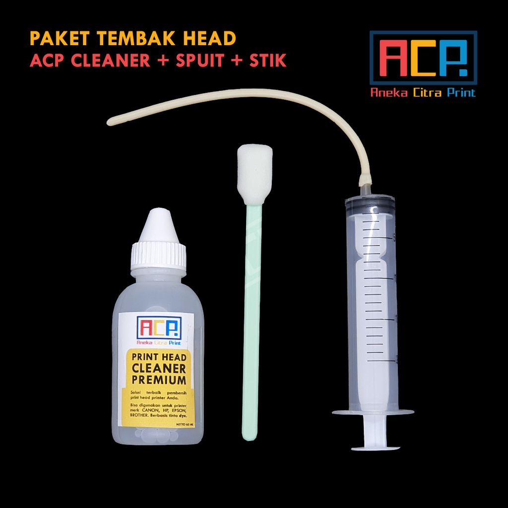Jual Paket Tembak Print Head - ACP Cleaner Premium + Suntikan Selang 20 ...