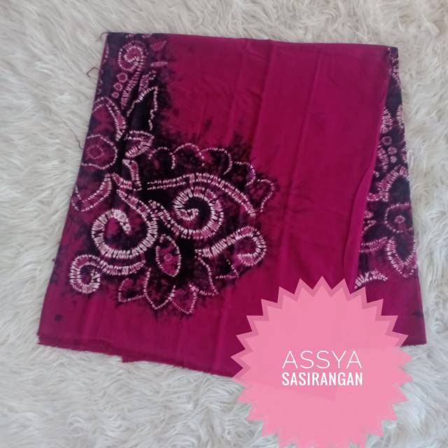 Jual Kain Sasirangan Khas Kalimantan Selatan katun satin (pink ...
