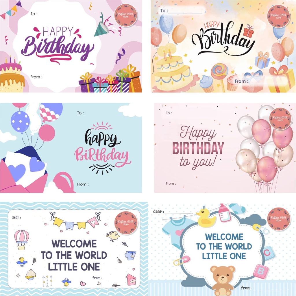 Jual Link memesan kertas kado dan kartu ucapan untuk bungkus kado ...