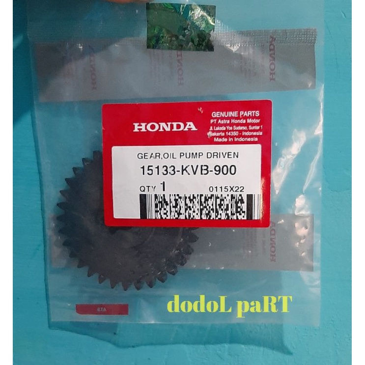 Jual Gir Gear Gigi Pomp Pump Pompa Oli Vario 110 Lama CW Techno Karburator 15133-KVB-900 ORI AHM ...