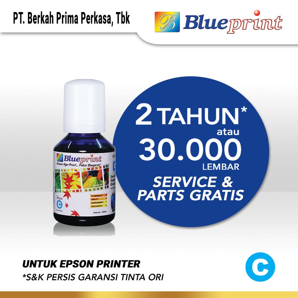 Jual Tinta Epson BLUEPRINT 003 For Printer Epson L1110 L3110 L3150 ...