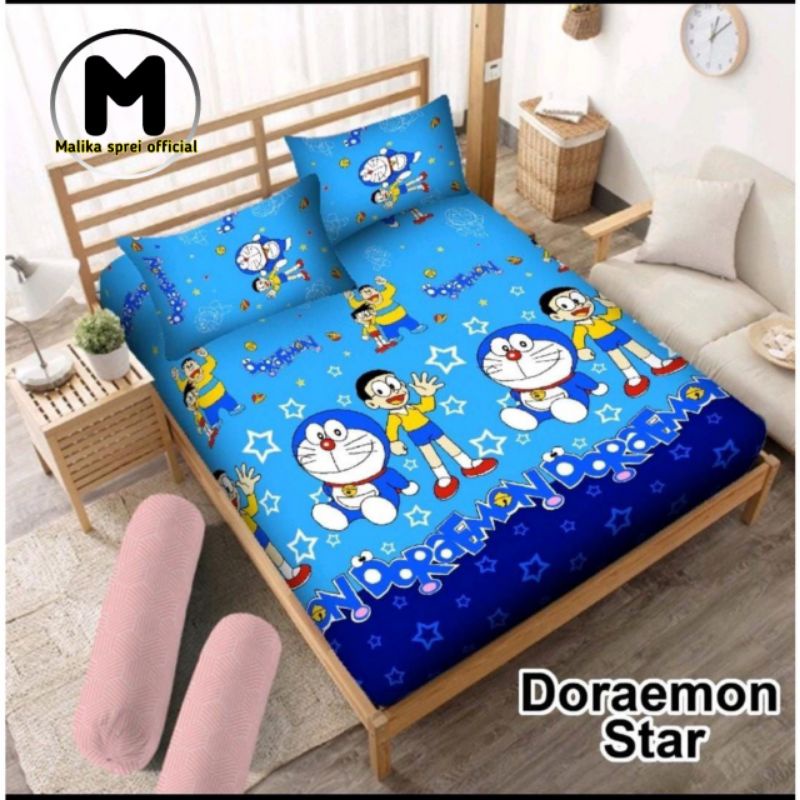 Jual sprei karakter Doraemon star 3D seprei aesthetic home made seprai ...