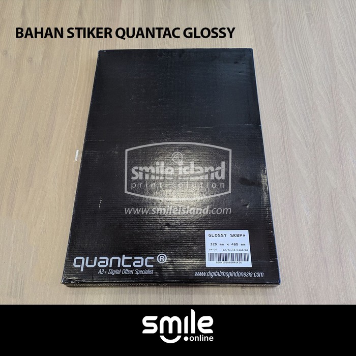 Jual BAHAN STIKER QUANTAC GLOSSY A3+ | Shopee Indonesia