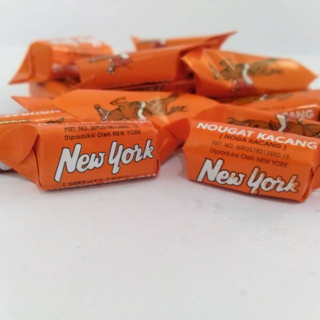 Jual Permen Kuda / Nougat Kacang / New York / Ons / 100gr | Shopee ...