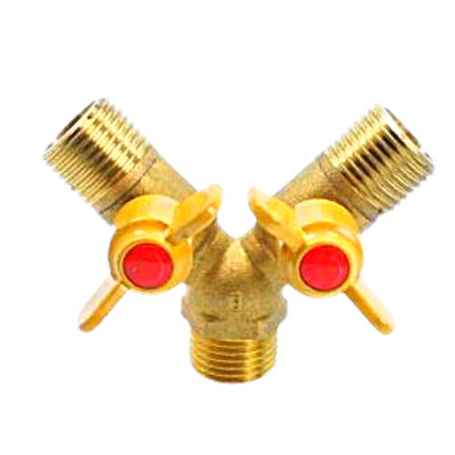 Jual Ball Valve Stop Keran Kran Putar Cabang 3 Y Drat Ulir Luar 1/2 1/2 ...