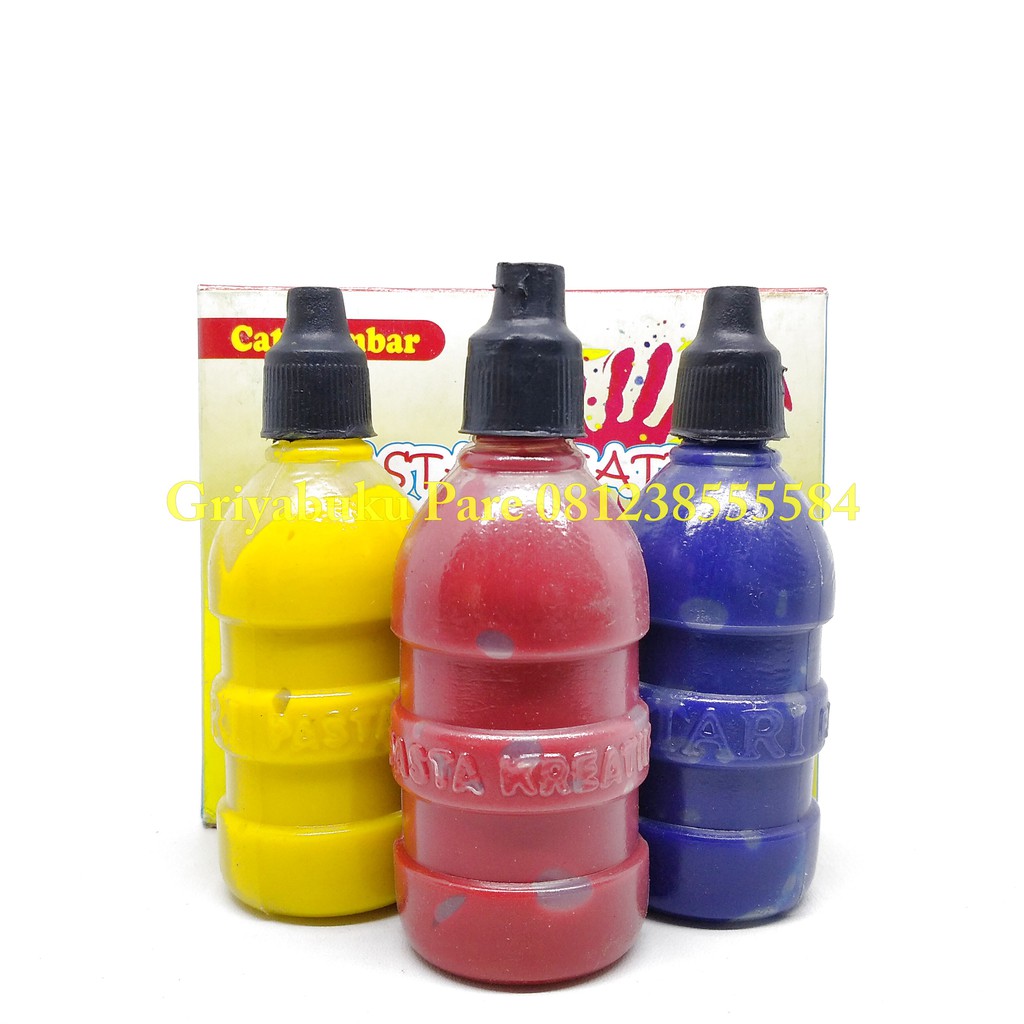 Jual PASTA KREATIF MENTARI 3 WARNA FINGERPAINT CAT ANAK PAUD TK SD MI ...