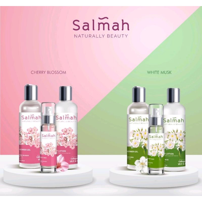 Jual SALMAH BASIC PAKET SALMAH BODY MIST LOTION SHOWER GEL | Shopee Indonesia