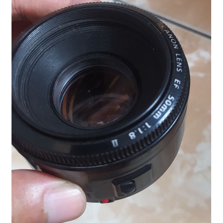Jual Lensa Fix merk Canon 50mm F1.8 Mulus | Shopee Indonesia