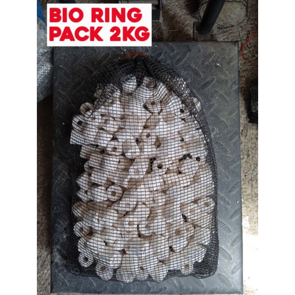 Jual Bioring bio ring ceramic 2kg kemasan jaring waring | Shopee Indonesia