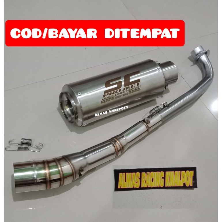 Jual Knalpot Racing SC Project Titan Stenlis For Vega Jupiter Jupiter ...