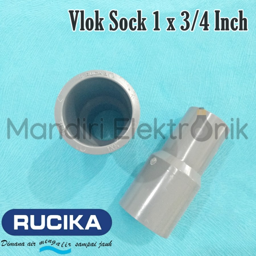 Jual Pipa Vlok Sock 1 x 3/4 Inch Rucika | Shopee Indonesia