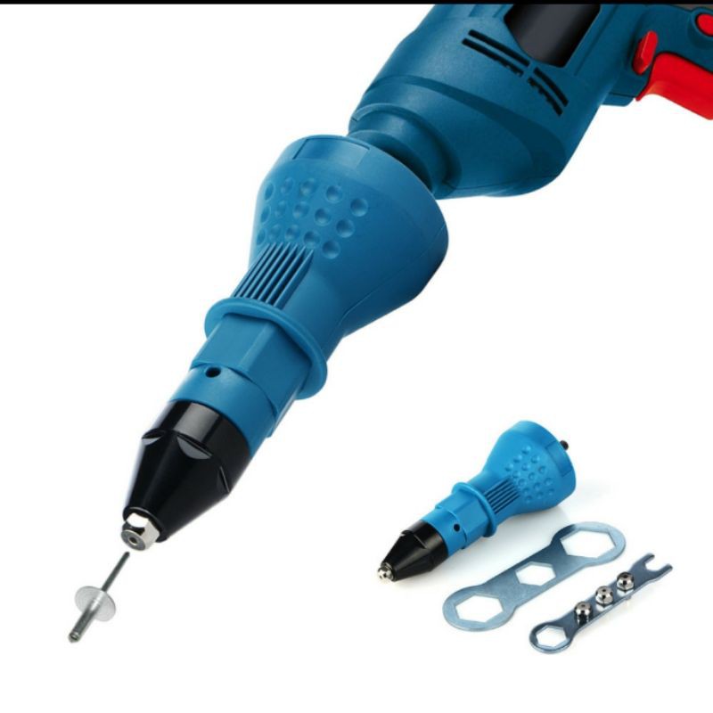Jual adaptor tang rivet bor riveter tembakan paku rivet tang ripet ...