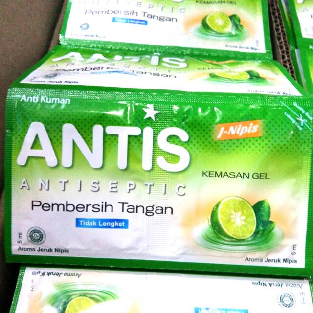 Jual Antis Gel Antiseptic Pembersih Tangan Kemasan Sachet 5 ml - hand ...