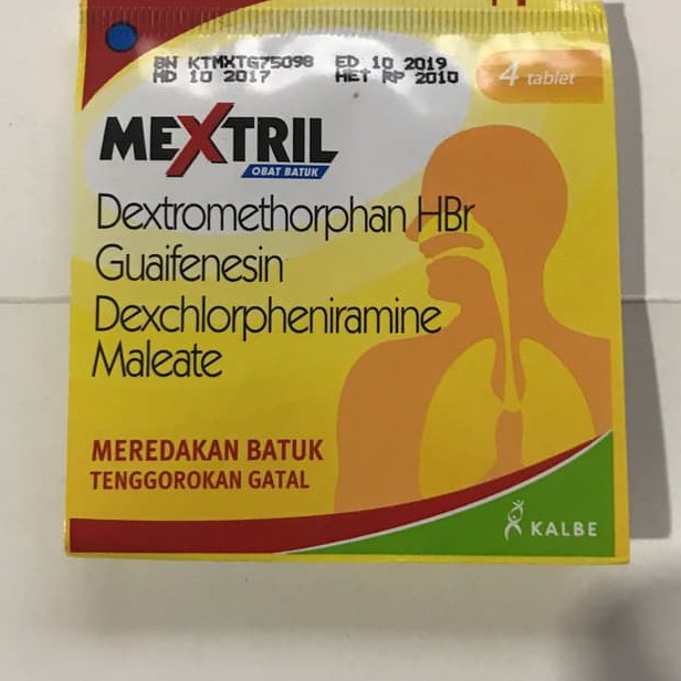 Jual Mextril Tablet 4s - Obat Batuk Tenggorokan | Shopee Indonesia