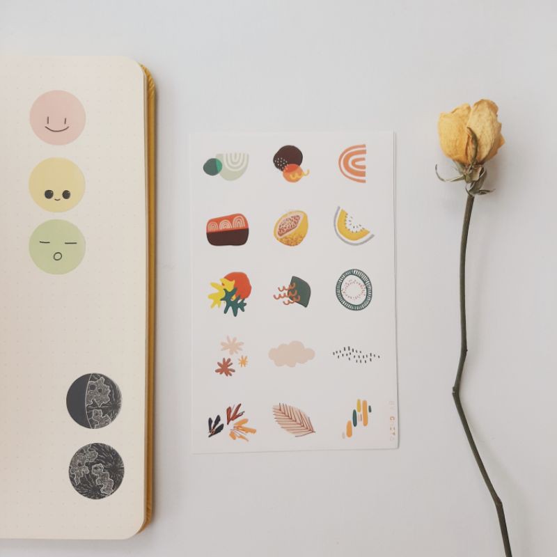 Jual Icon Round Basic Sticker Gambar | Shopee Indonesia