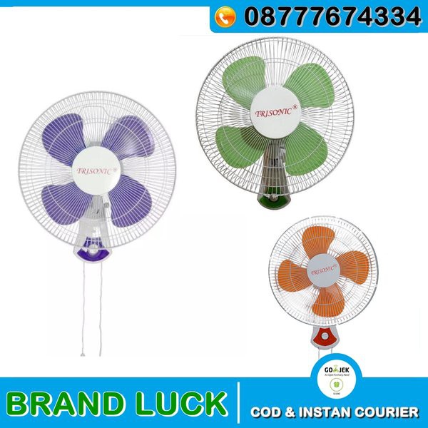 Jual KIPAS ANGIN DINDING MURAH - WALL FAN TRISONIC BAGUS TM1607 ...