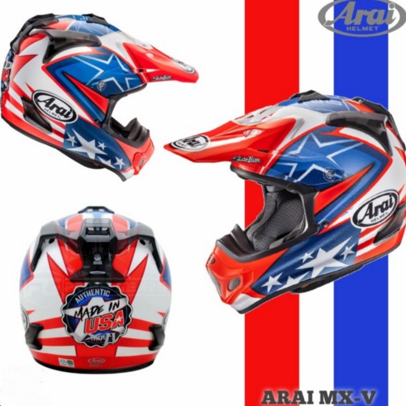 Jual Helm Cross ARAI MX V Enduro Original | Shopee Indonesia