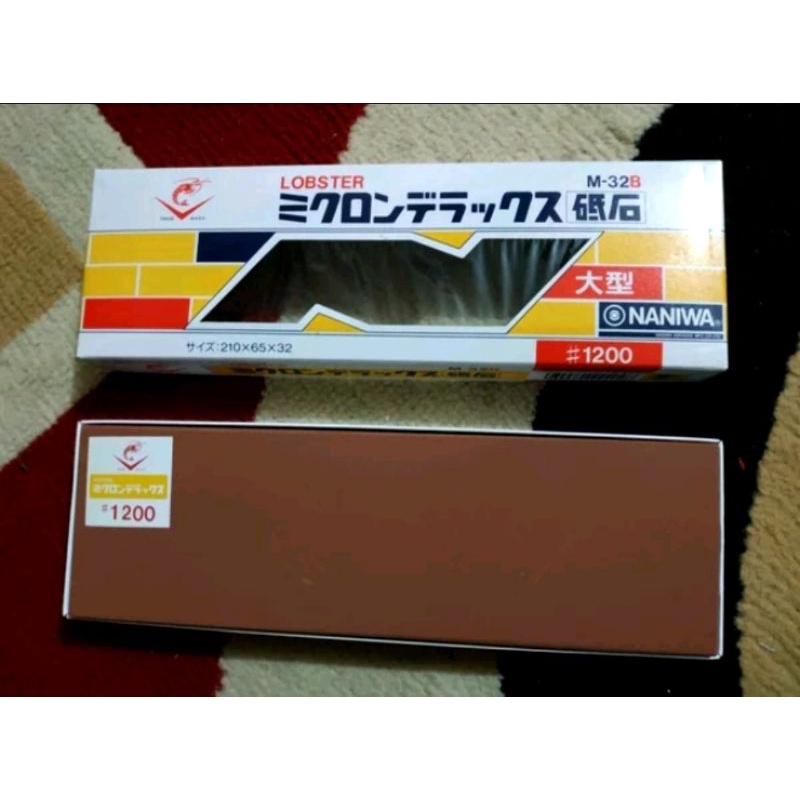 Jual batu asah pisau naniwa original grade 1200 batu asahan sharpening ...