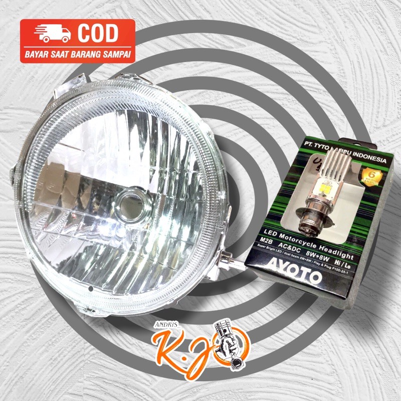 Jual Paket Reflektor lampu Depan HEADLAMP XRIDE Yamaha X-Ride Headlamp ...