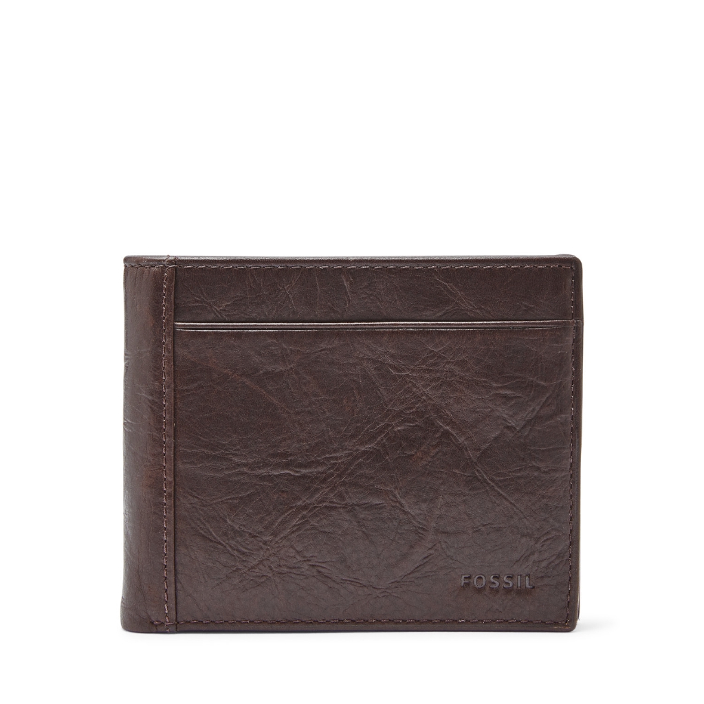 Jual Fossil Neel Large Coin Pocket Bifold Brown Dompet Pria - ML3890 ...