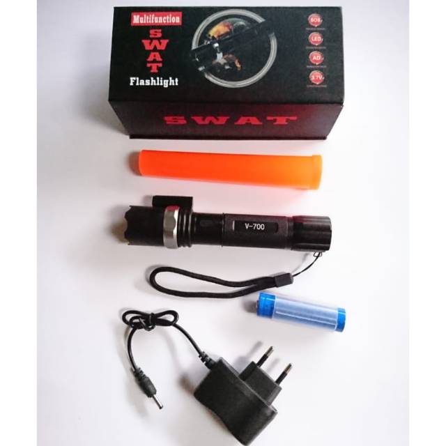 Jual Senter Swat Plus Laser Merah dan Monting senter | Shopee Indonesia