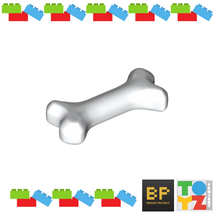 Jual Lego Accessories White Dog Bone | Shopee Indonesia