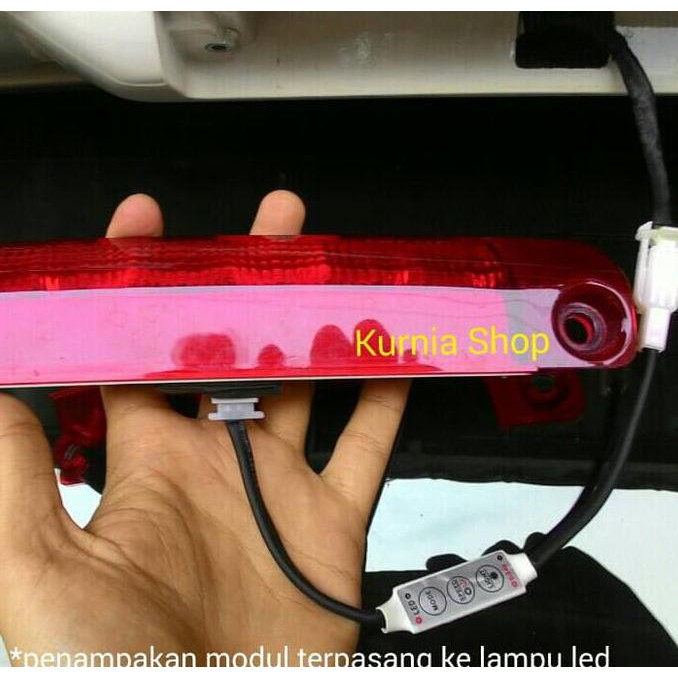 Jual Lampu-C754M636- Modul Lampu Rem Spoiler Ayla, Agya, New Avanza, Fortuner Kedip/Strobo ...