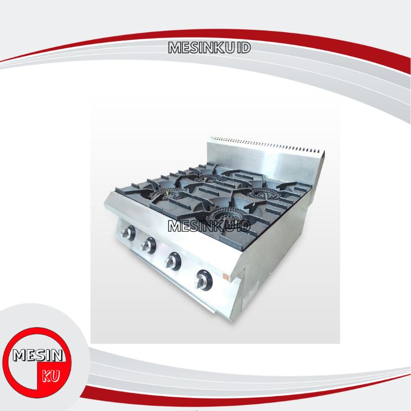 Jual S/S Gas Open Burner Gas Stove 4 Burner Guataka | Shopee Indonesia
