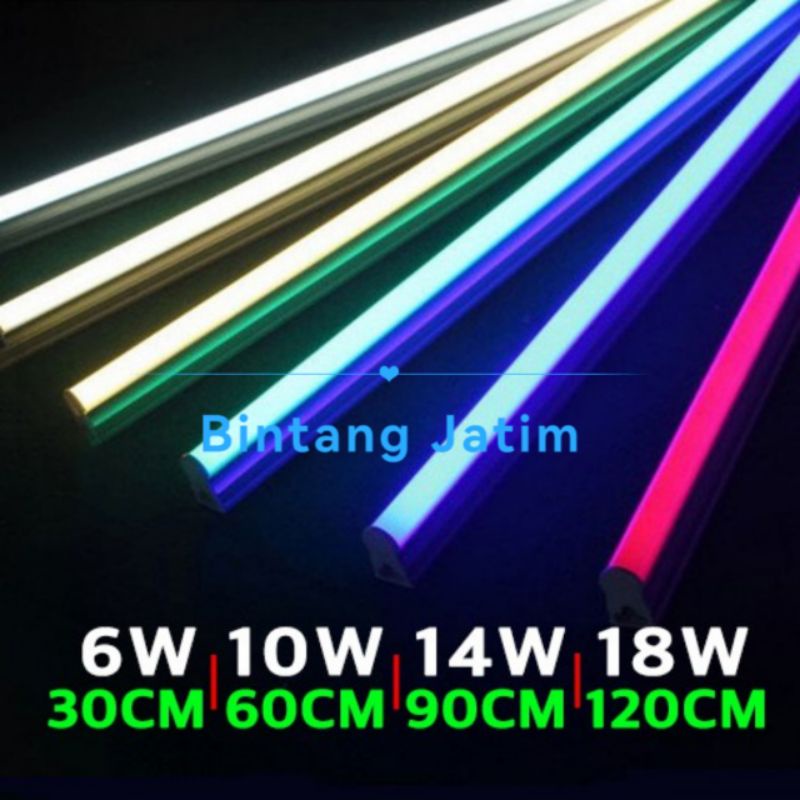 Jual Lampu TL Neon T5 Led 6W 10W 14W 18W / Tube Led | Shopee Indonesia