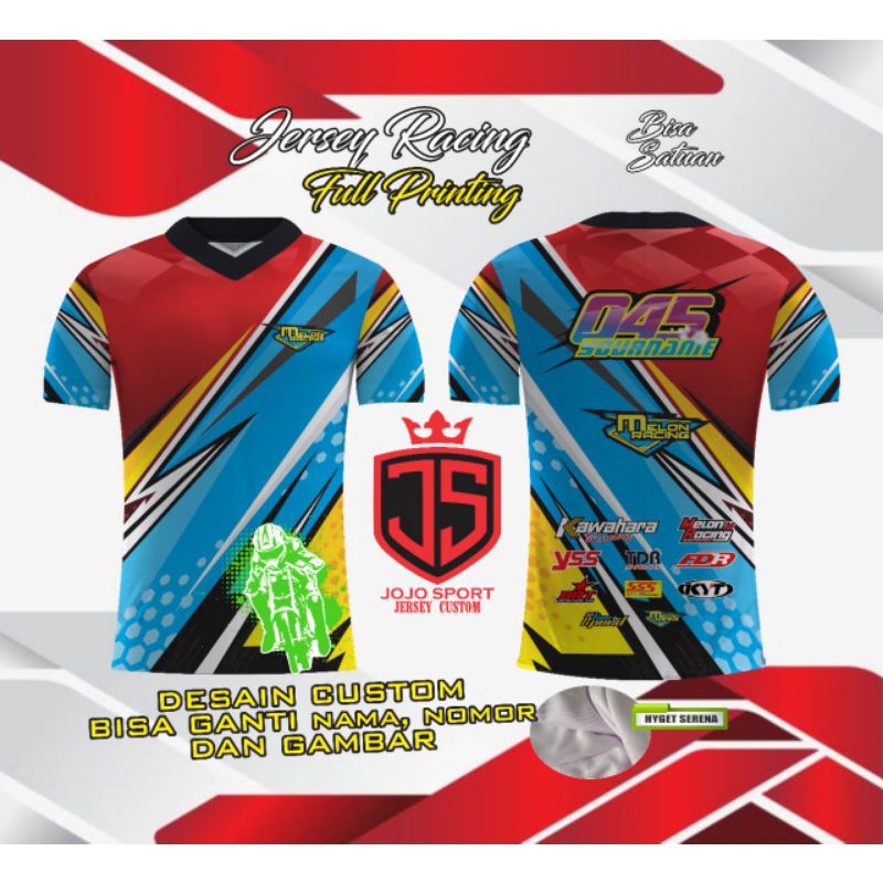 Jual jersey racing drag full printing. | Shopee Indonesia