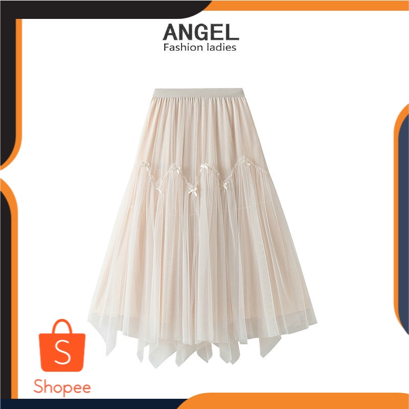 Jual Mesh Rok Lipit Wanita Rasa Desain Niche Cover Super Fairy ...