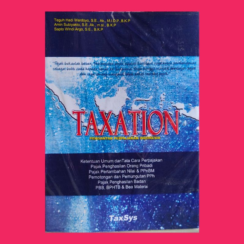 Jual TAXATION.... pengantar perpajakan Indonesia | Shopee Indonesia