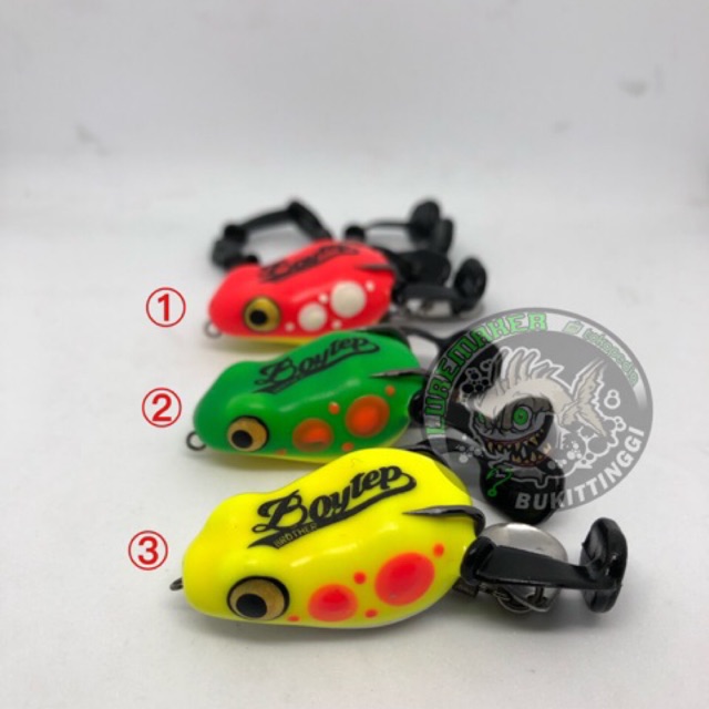Jual Soft frog boytep mini frog foot 3.5cm berat 8gr lure boytep mini ...