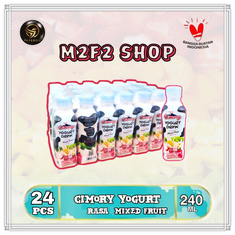 Jual Yogurt Cimory Drink Rasa Mixed Fruit Botol Pet - 240 ml (Kemasan Pack) | Shopee Indonesia