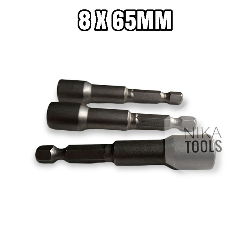 Jual Mata Sok Roofing Bor Magnetic 8 mm x 65 Kunci Drilling Nut ECERAN | Shopee Indonesia