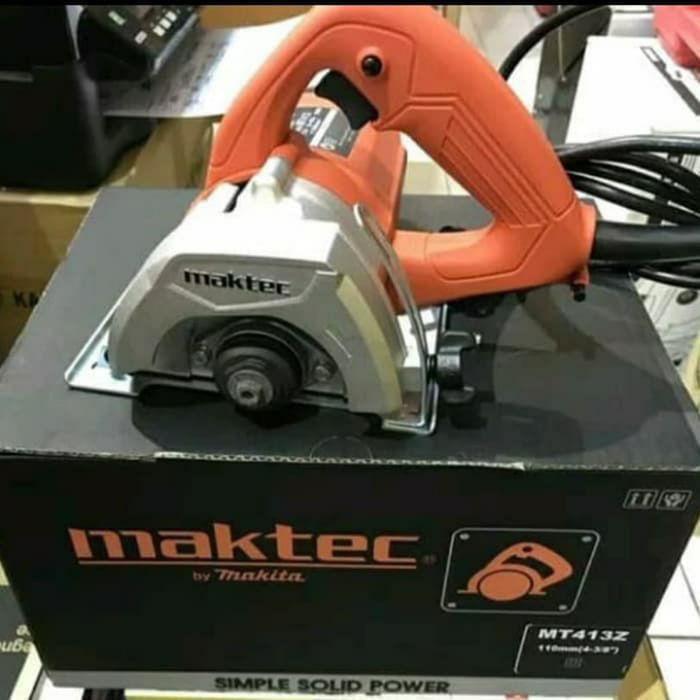 Jual (B2T)mesin potong keramik MAKTEC MT413 mesin potong granit marmer 110mm | Shopee Indonesia