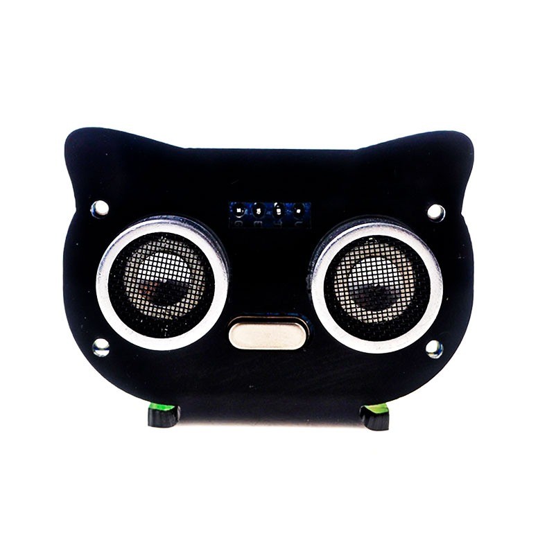 Jual Bracket HC-SR04 Black OWL Mounting Ultrasonic SR04 Holder Acrylic ...