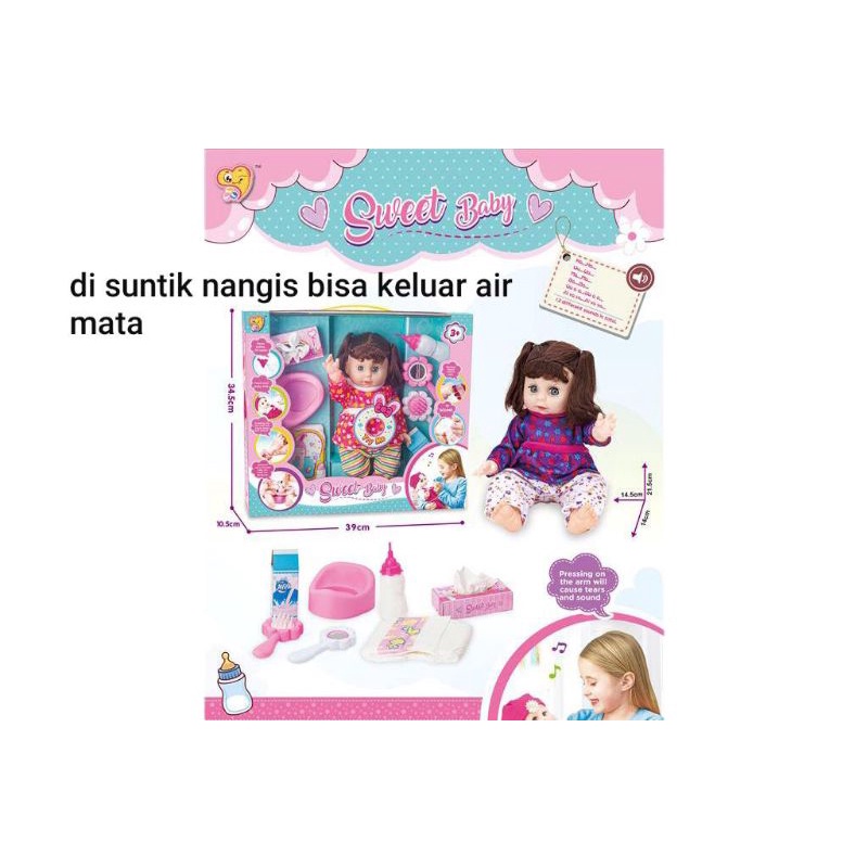 Jual Boneka Sweet baby Hijab bisa bersuara bisa nangis kluar air mata ...