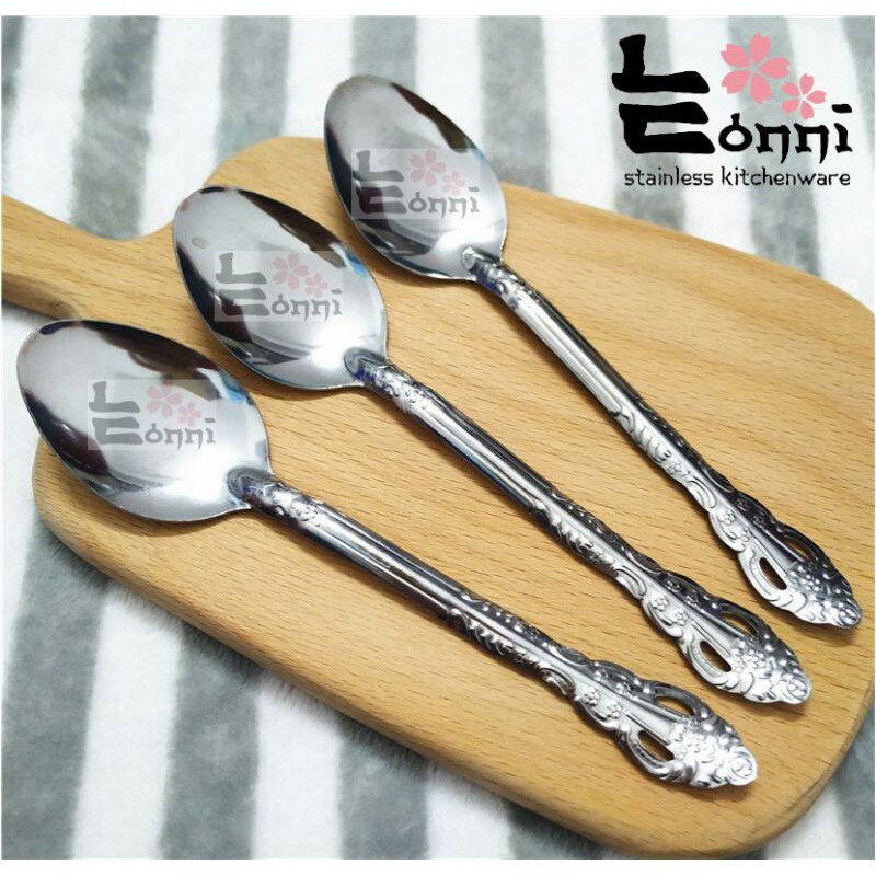 Jual Lusinan Sendok Garpu makan stainless motif wayang impor table ...