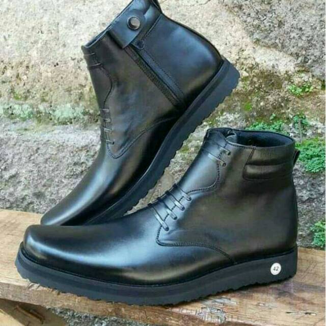 Jual Sepatu PDH Kulit Asli / Sepatu Pria / Sepatu Satpam / Sepatu ...